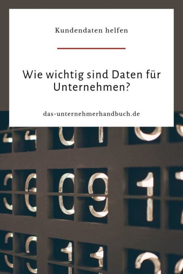 Wie wichtig sind Daten für Unternehmen?