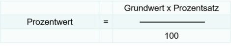 Kaufmännisches Rechnen - Prozentrechnung