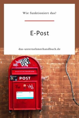 E-Post: Wie funktioniert das?